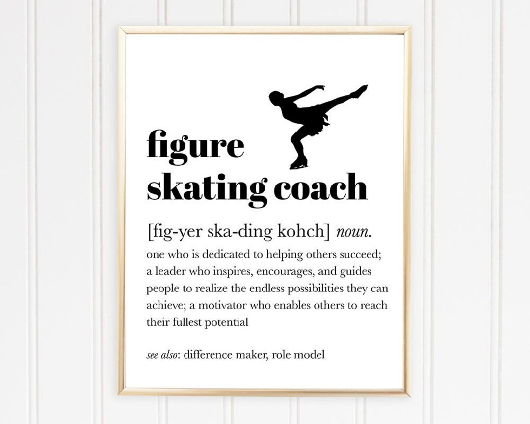 Figure Skating Coach Gift, Figure Skating Gifts, Ice Skating Gifts, Ice ...