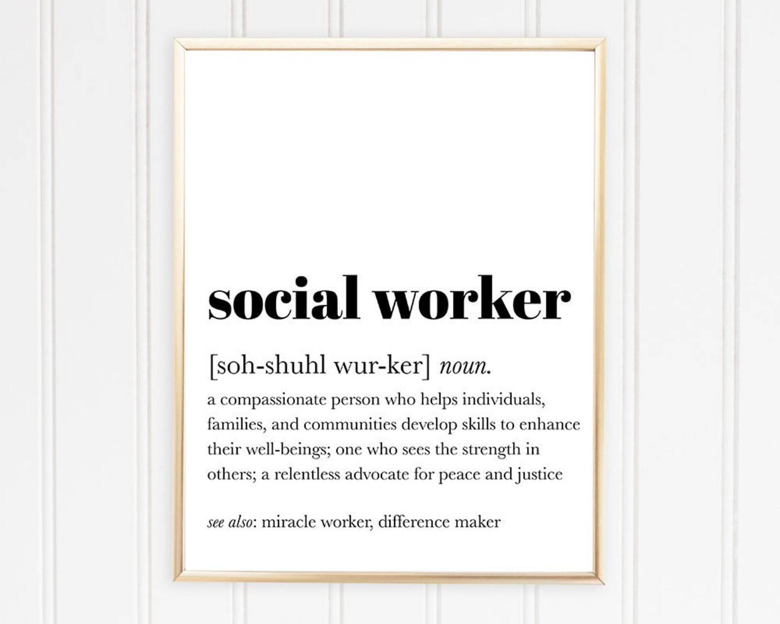 Social Worker Gift Social Worker Sign Social Worker - Etsy