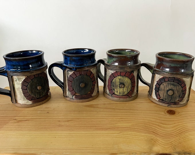 Ceramic Hobbit Hole Mug | Handmade Hobbit Mug - Etsy
