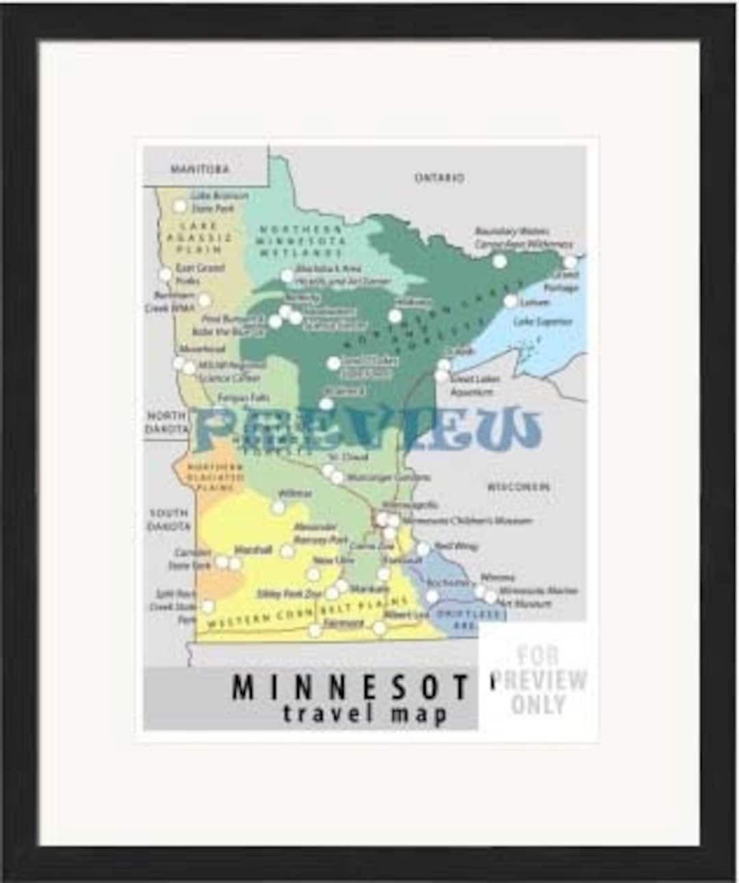 Interactive Map Of Minnesota