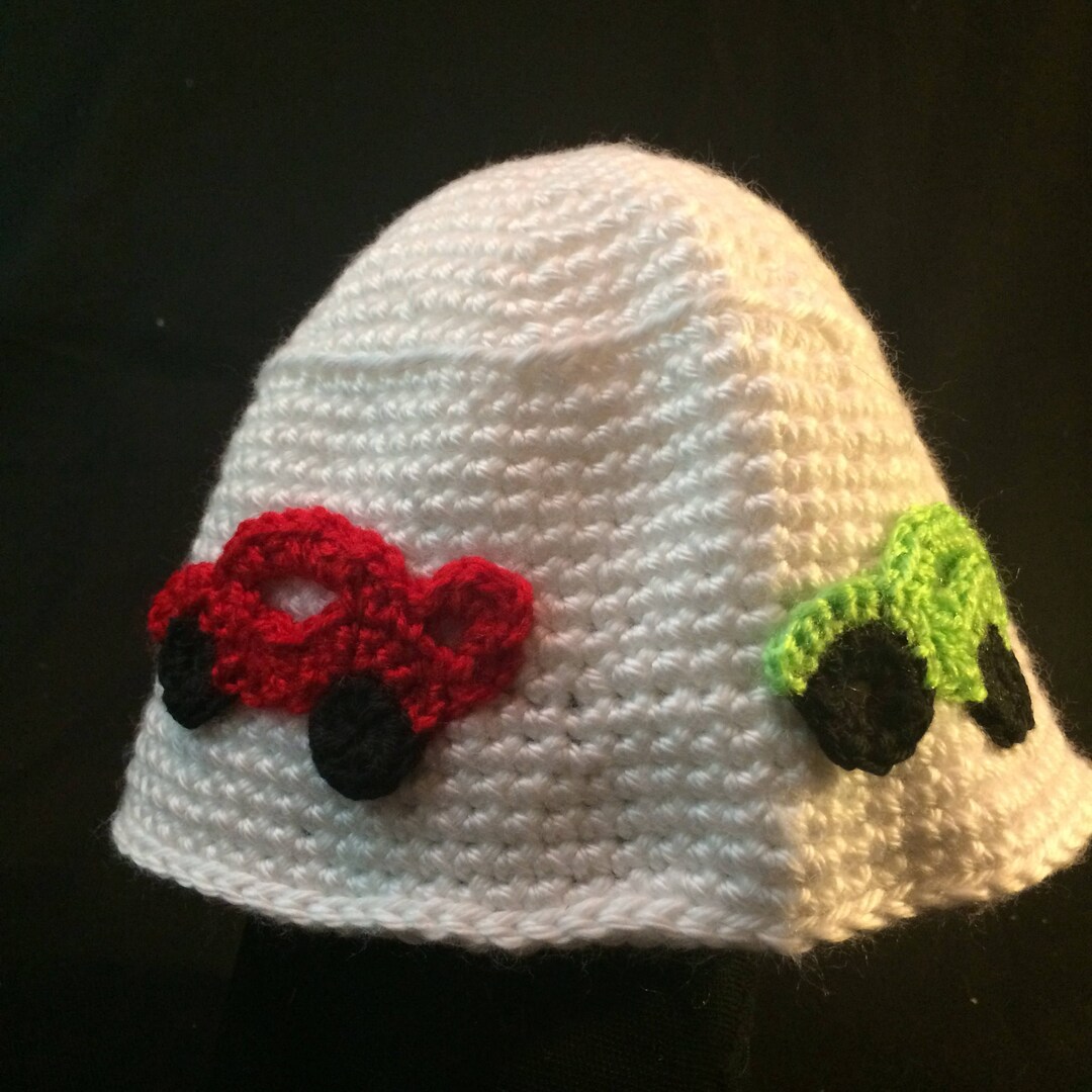 Baby Boy Racing Car Hat - Etsy