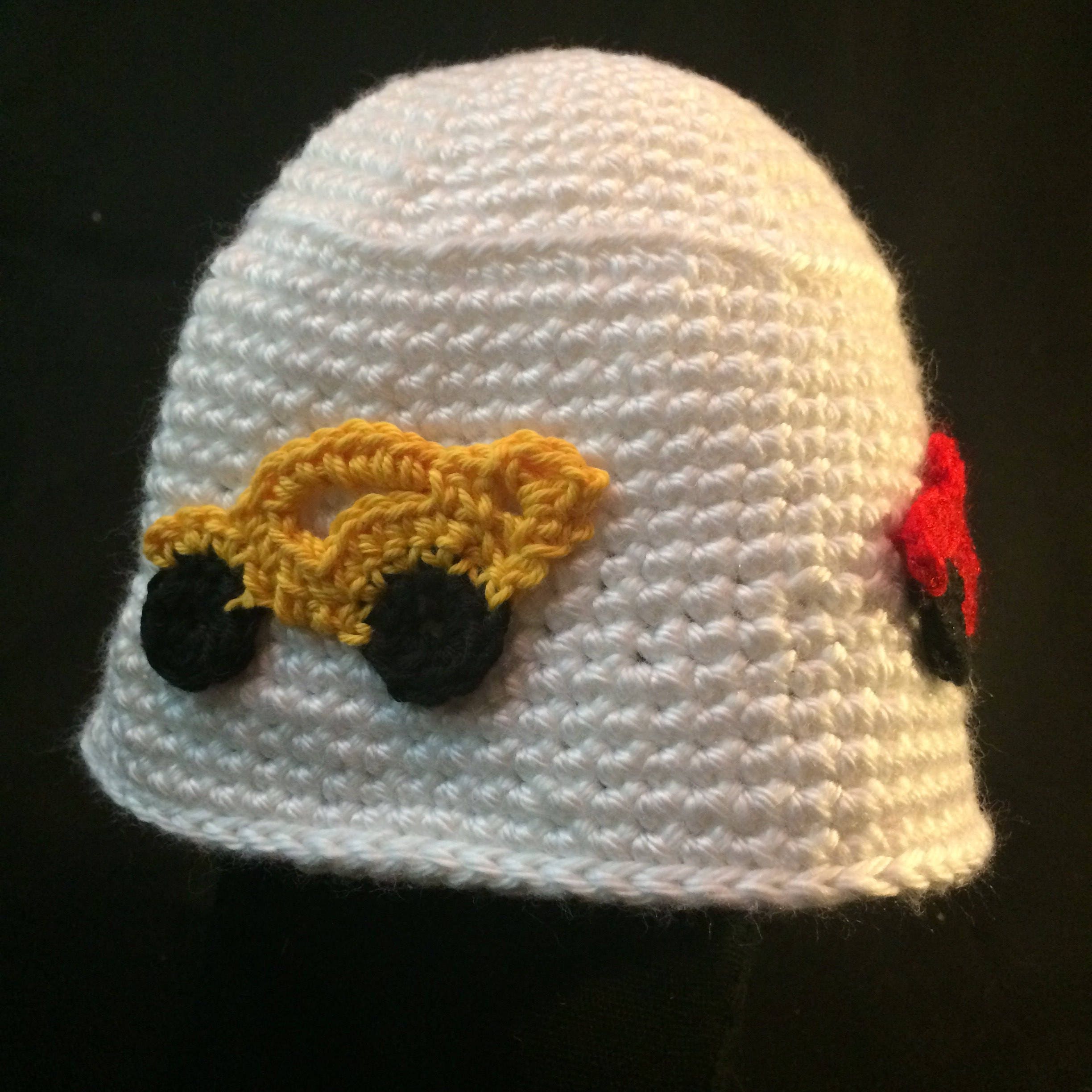 Baby Boy Racing Car Hat - Etsy