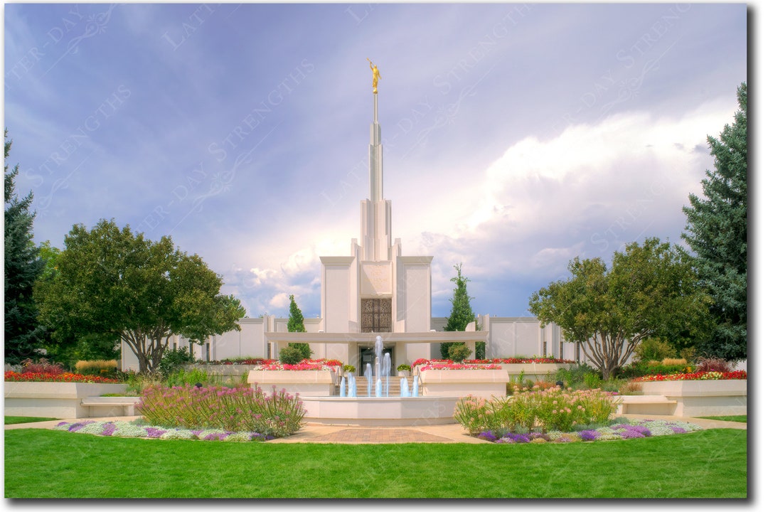 DENVER, COLORADO Temple Daytime - Fine Art for Latter-day Saints - High ...