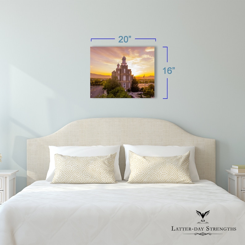 LOGAN, UTAH Temple at Sunset - Fine Art for Latter-day Saints - High ...