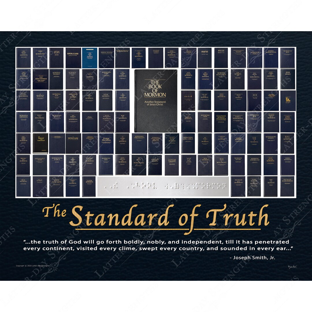 The Standard of Truth is a Latter-day Saints Themed Poster Printed on ...