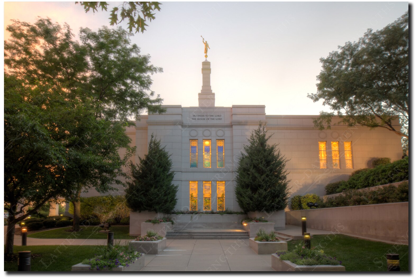 WINTER QUARTERS, Nebraska Temple at Sunset - Fine Art for Latter-day ...