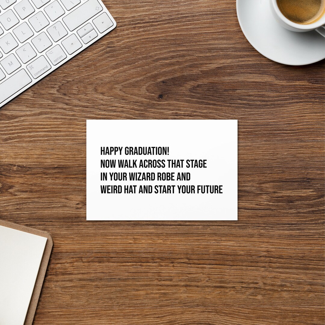 Graduation Card Wizard Graduation Card Graduate Card Graduation ...