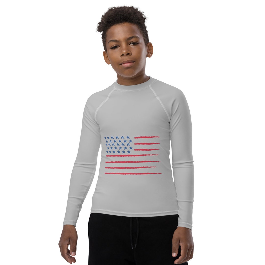 Tween Rash Guard Tween Swimsuit Size 8 USA Rash Guard for Kids Long ...