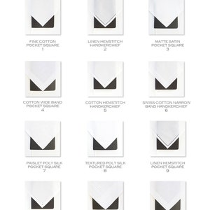 MENS CLASSIC DIAMOND Font Embroidered Monogrammed Handkerchief, Wedding ...