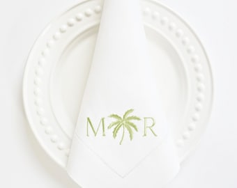 Palm Tree Monogram - Etsy