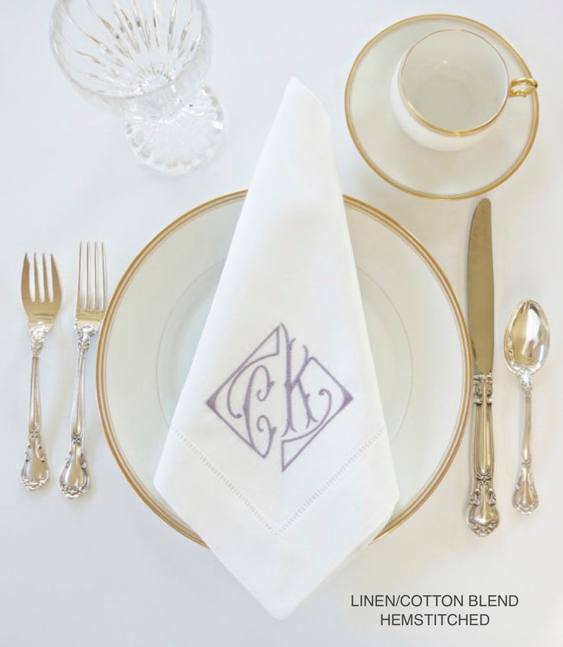 COUPLES MONOGRAM With TIMELESS Font Style on Embroidered | Etsy