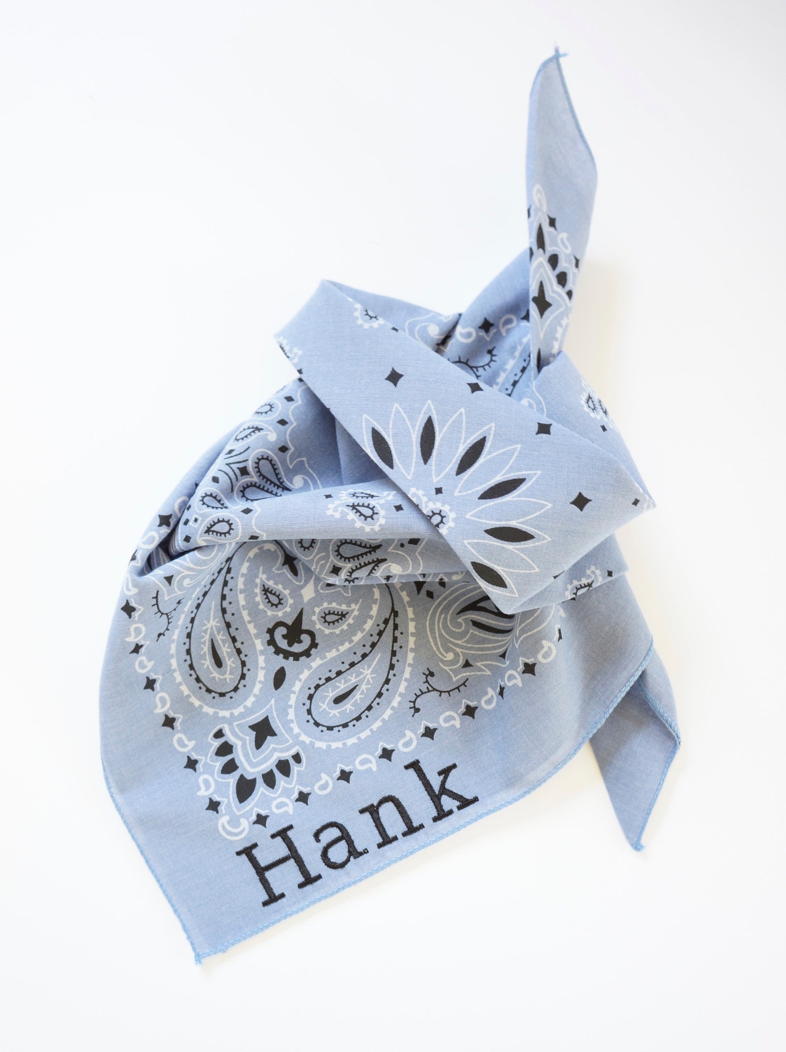 Personalized Monogrammed Large Dog Bandanas, Embroidered Pet Scarf ...