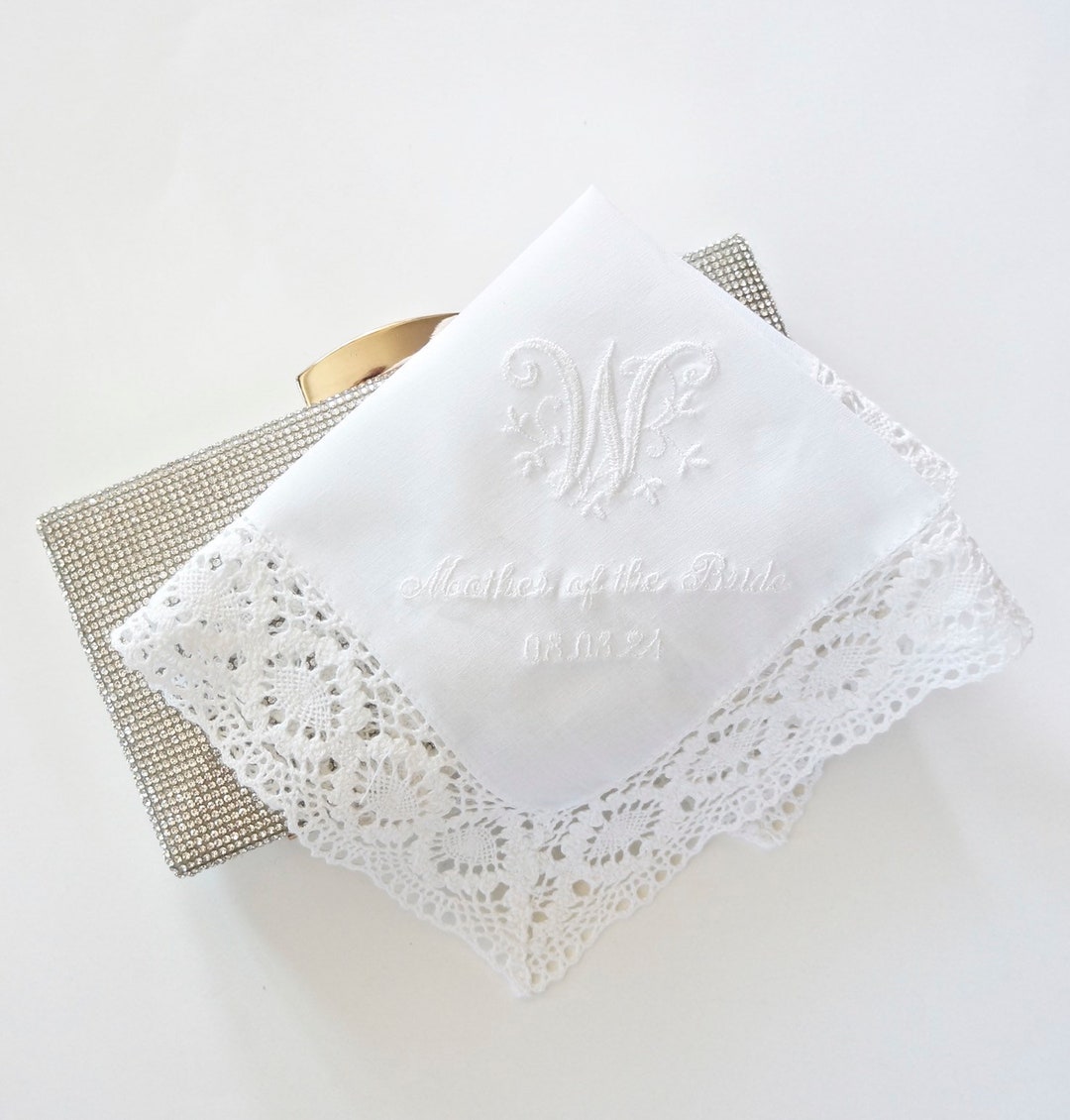 CUSTOM HANDKERCHIEF - Wedding, First Communion, Christening, Custom ...