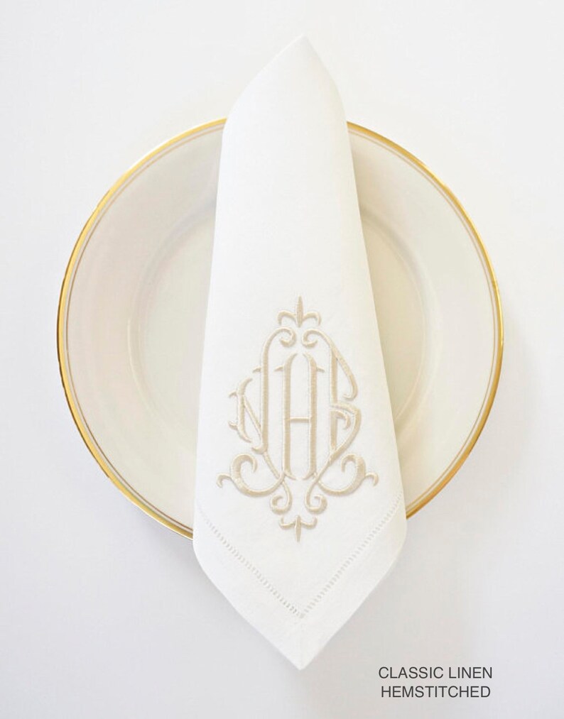 COUPLES MONOGRAM With TIMELESS Font Style on Embroidered - Etsy