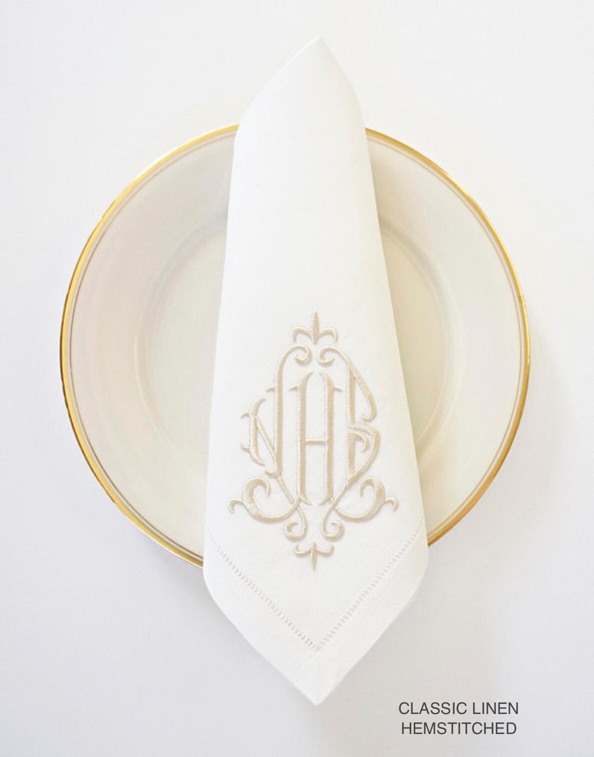 COUPLES MONOGRAM With TIMELESS Font Style on Embroidered | Etsy