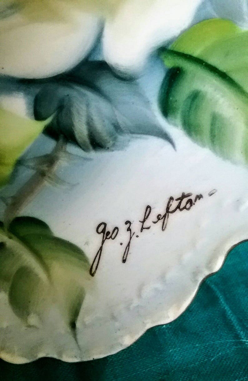 Vintage Geo Z. Lefton Hand-signed Multimotif Floral Decorator | Etsy