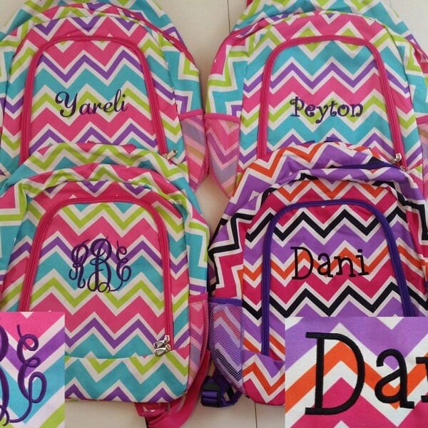 Chevron Backpack - Etsy
