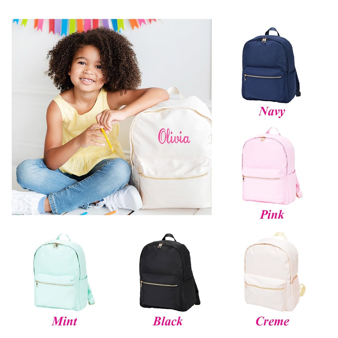 Monogram Backpack, Personalized Backpack, Monogram Bookbag, Girls ...