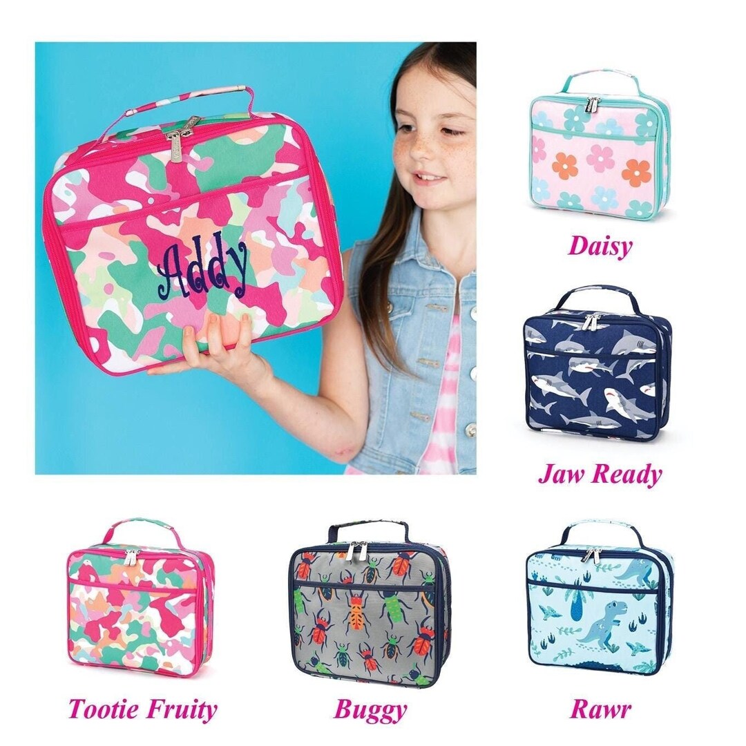 Personalized Lunch Box, Custom Lunch Bag, Monogram Lunchbox, Insulated ...