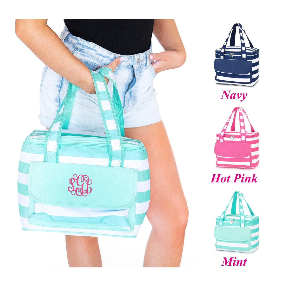 Personalized Cooler Bag Beach Cooler Tote Bag Custom Lunch Bag ...