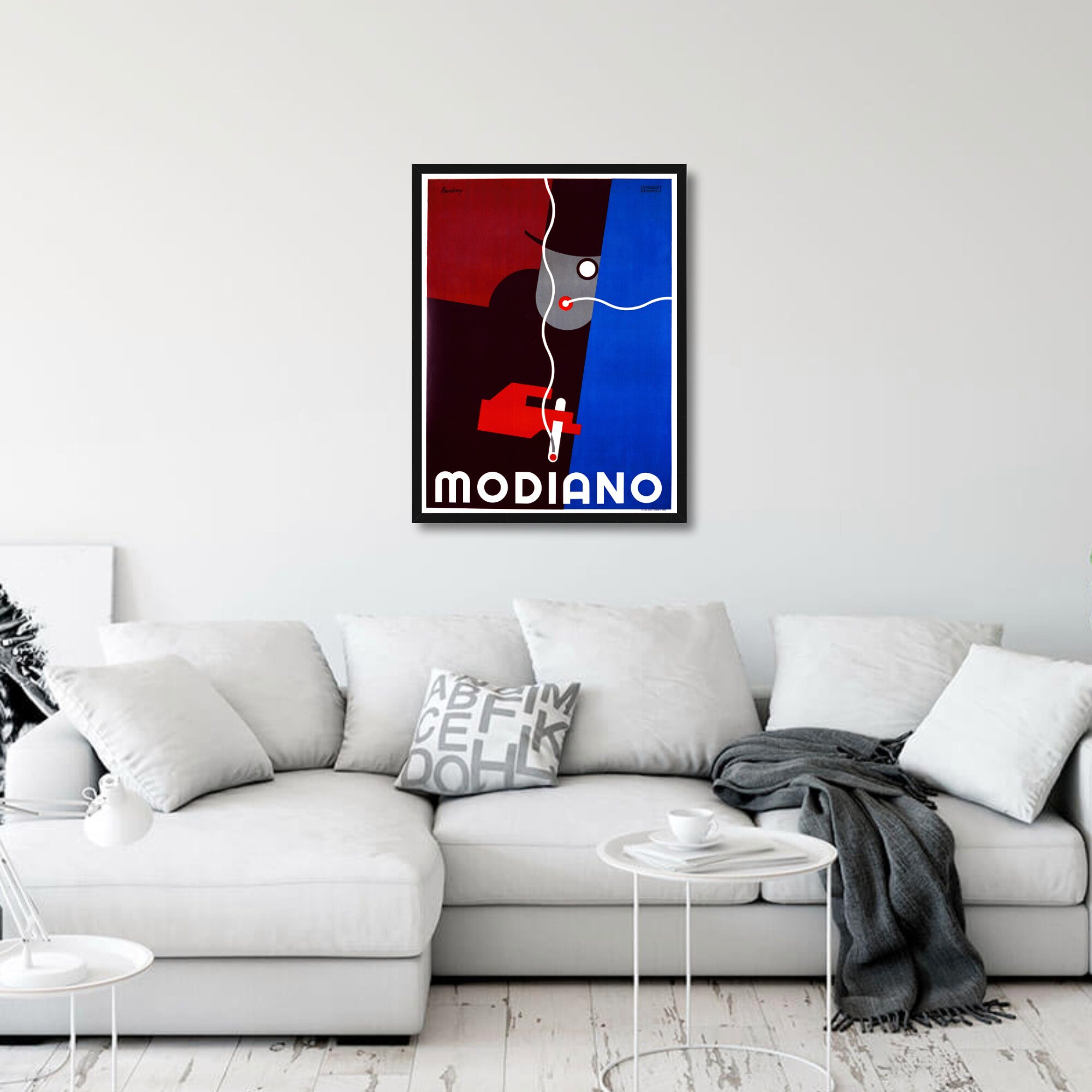 Vintage Advertising Poster - Modiano Cigarettes - Etsy