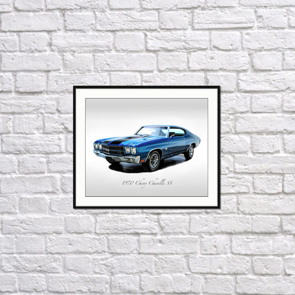 Classic Cars 1970 Chevy Chevelle SS Muscle Car Print - Etsy