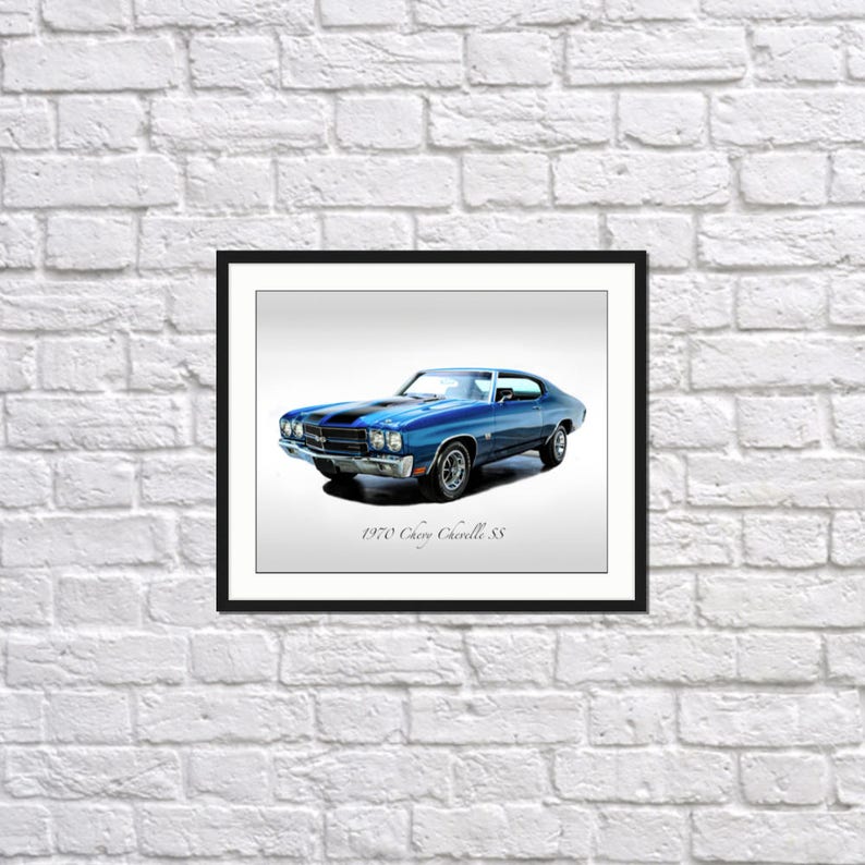 Classic Cars 1970 Chevy Chevelle SS Muscle Car Print - Etsy