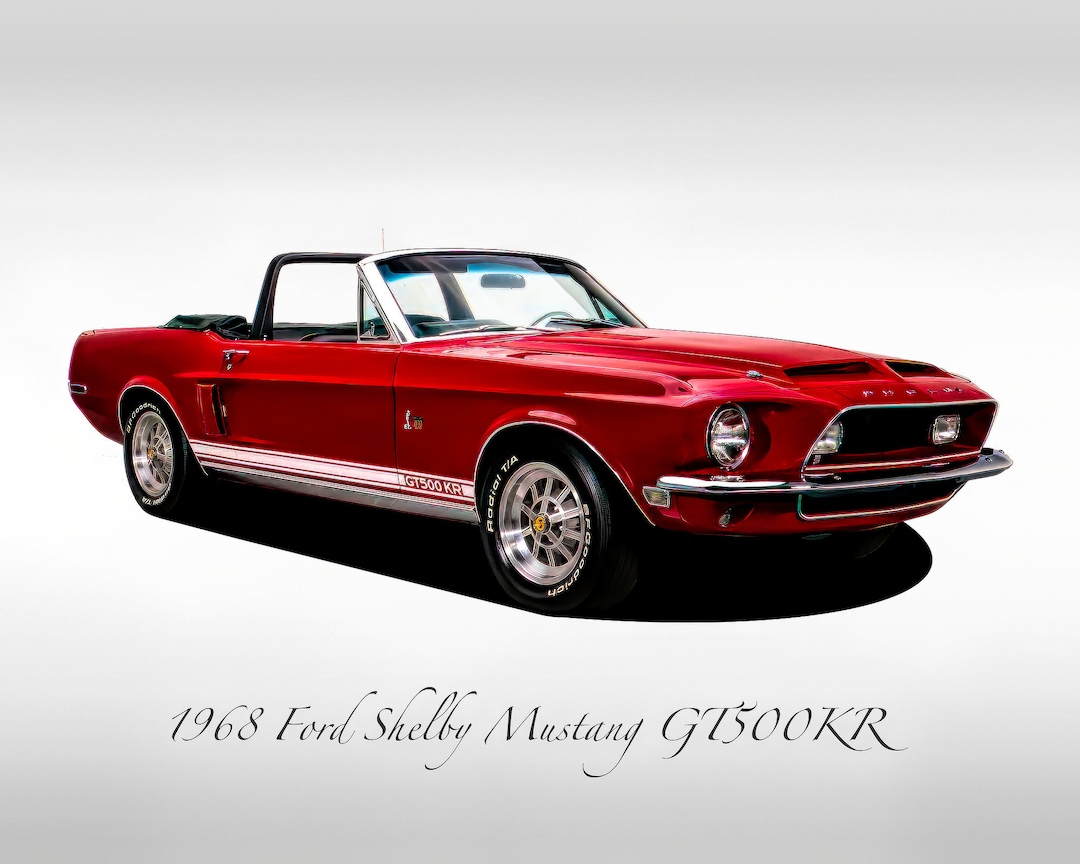 Classic Cars - 1968 Ford Shelby Mustang GT500KR - Candy Apple Red ...