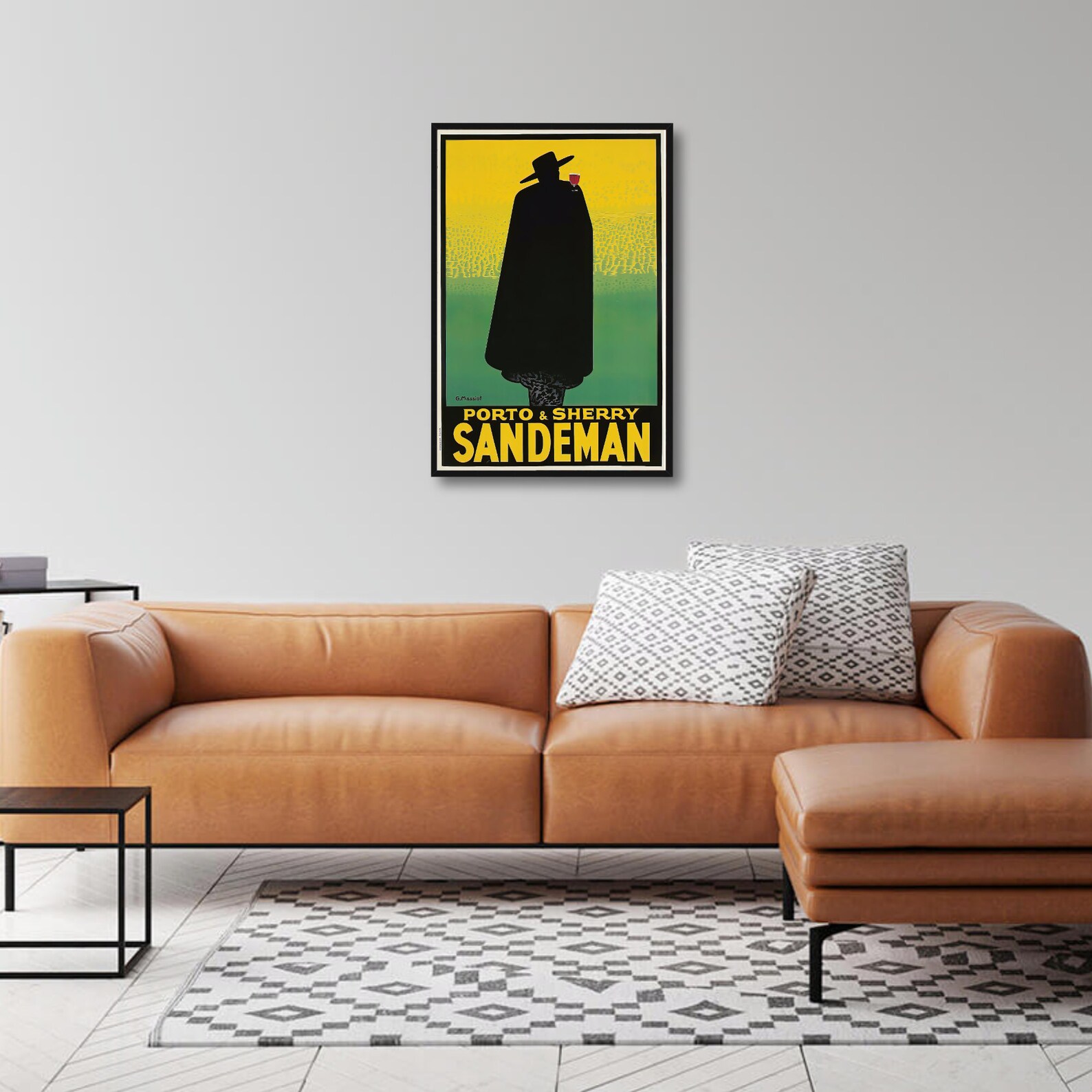 Vintage Food & Drink Poster - Sandeman Porto Sherry by G Massiot ...