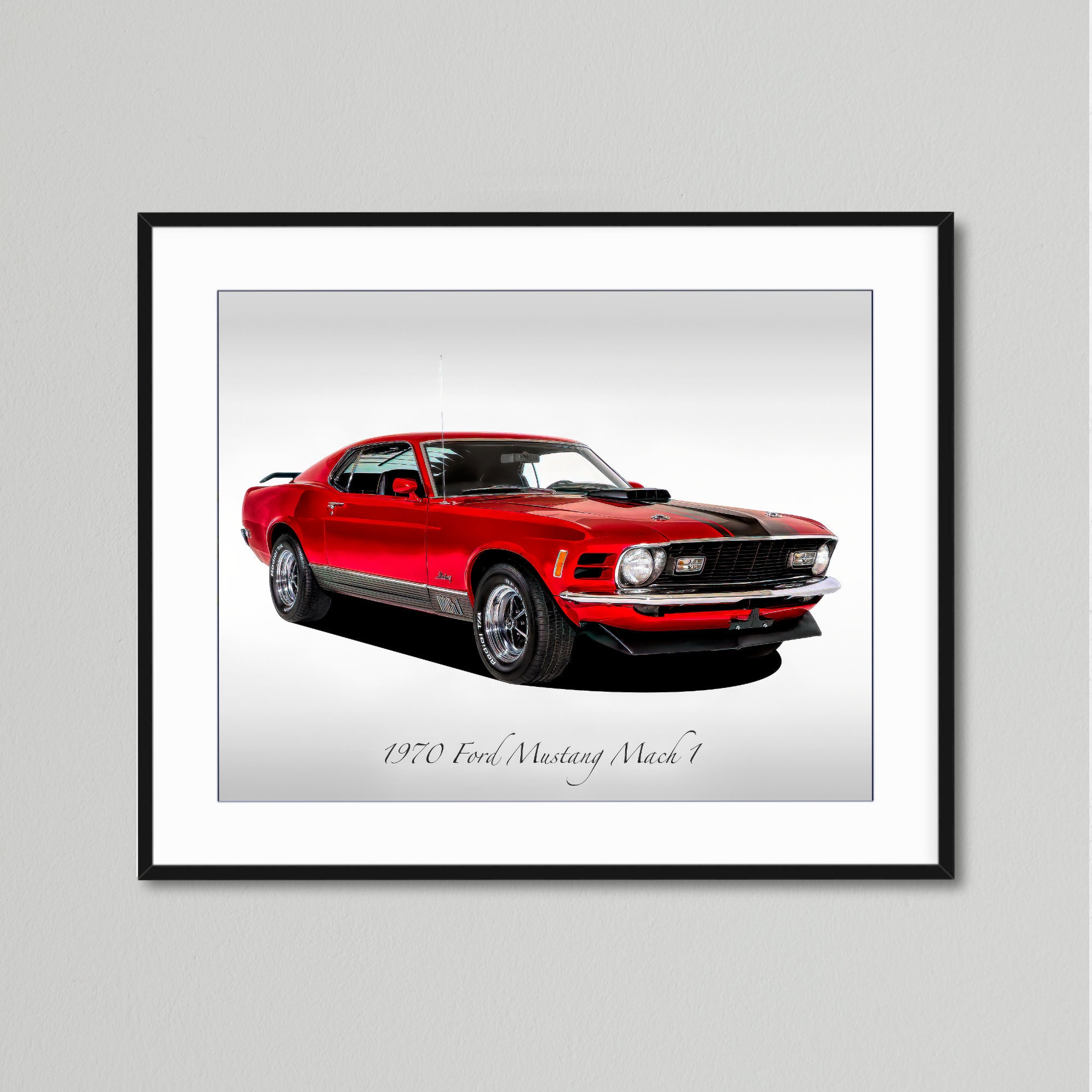 Classic Cars - 1970 Ford Mustang Mach 1 - Candy Apple Red - Muscle Car ...