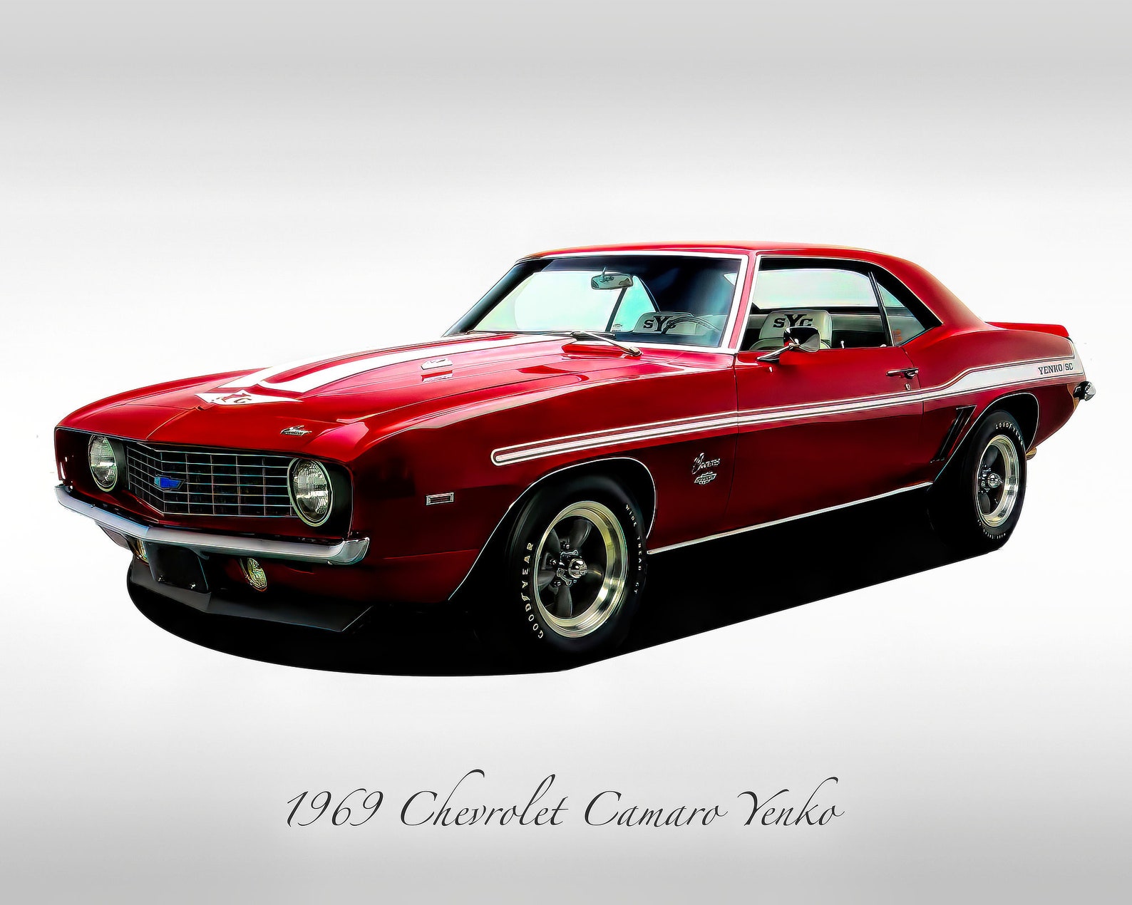 Classic Cars - 1969 Chevrolet Camaro Yenko Garnet Red - Muscle Car ...