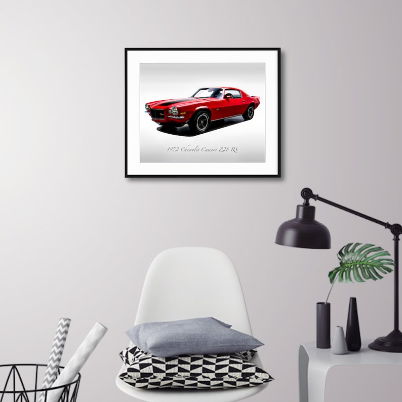 Classic Cars 1972 Chevrolet Camaro Z28 in Cranberry Red Muscle Car ...