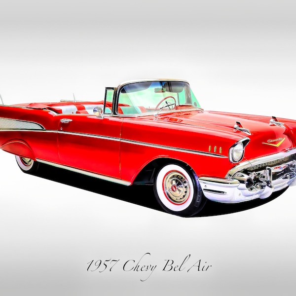 1957 Chevy Bel Air Posters - Etsy