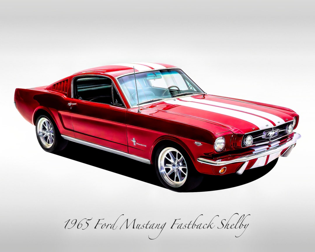 Classic Cars - 1965 Ford Mustang Fastback Shelby - Red - Muscle Car ...