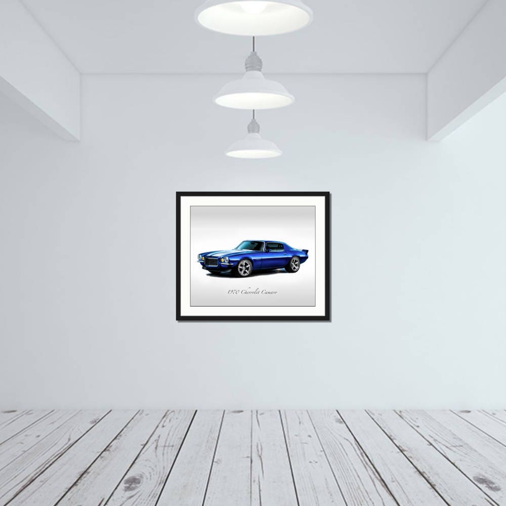 Classic Cars - 1970 Chevrolet Camaro - Print - Etsy