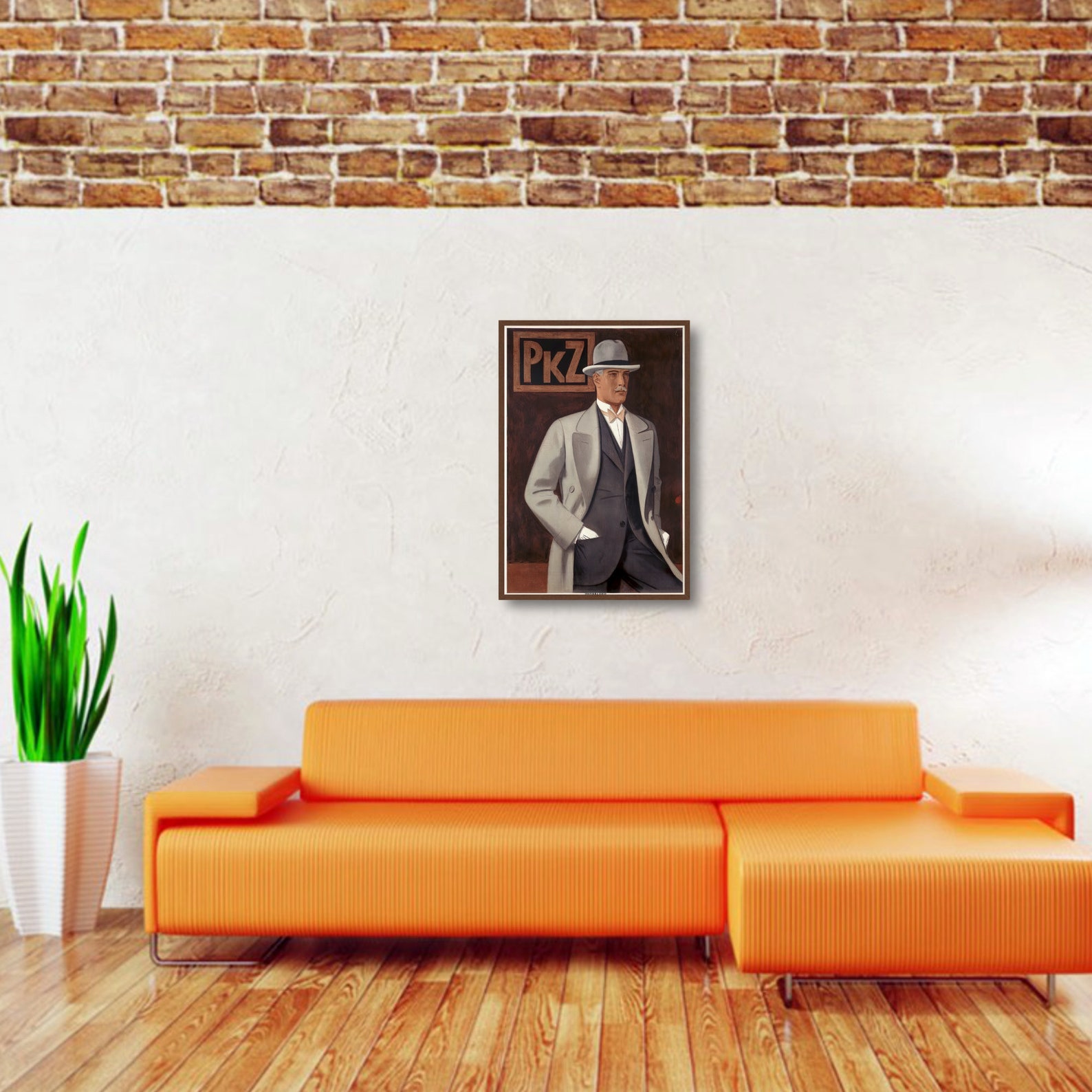Vintage Fashion Poster PKZ (paul Kehl Zurich) - Etsy