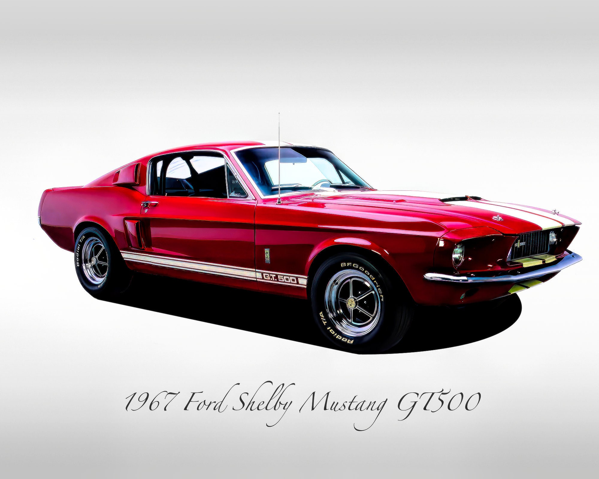 Mustang Rojo 1967 Ford Mustang Sales Shelby GT350