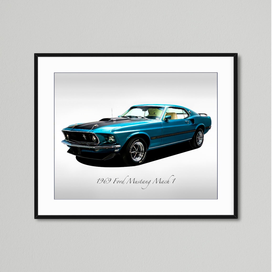 Classic Cars - 1969 Ford Mustang Mach 1 - Gulfstream Aqua - Muscle Car ...