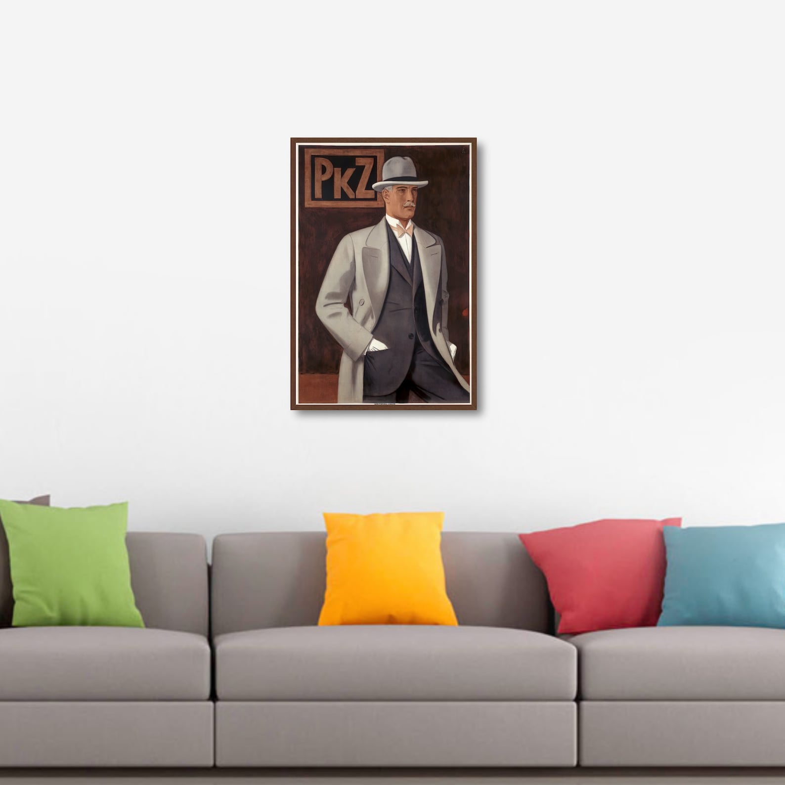 Vintage Fashion Poster PKZ (paul Kehl Zurich) - Etsy