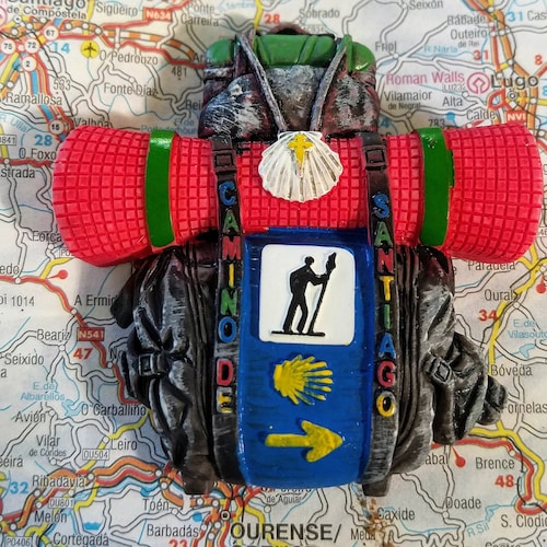 Camino De Santiago Double Scallop Shell Key Chain / Backpack - Etsy