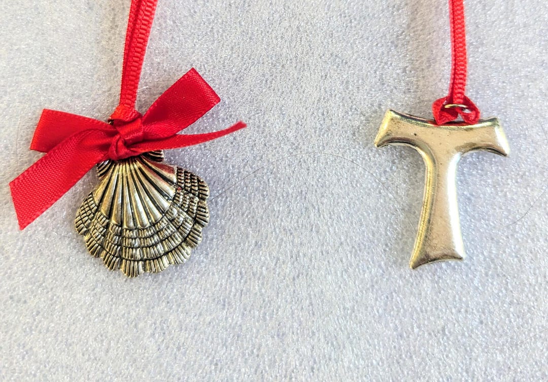 Camino De Santiago Christmas Ornaments / Tau / Cross / Scallop Shell ...