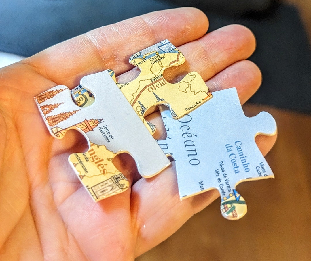 Camino De Santiago Puzzle to Make a Map of the Caminos Throughout Spain ...