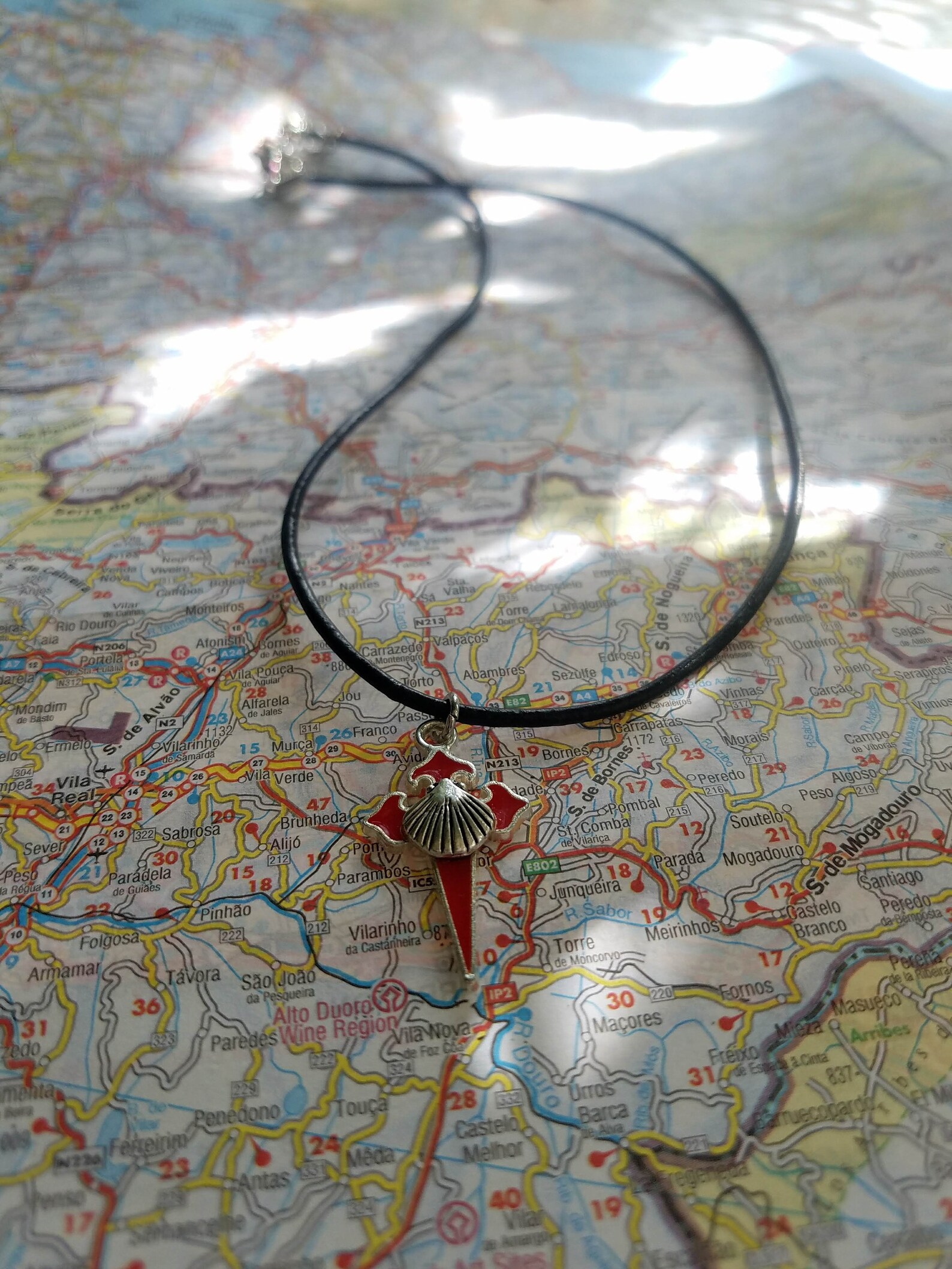 Camino De Santiago / Cross of St James/ Scallop Shell /pendant - Etsy ...