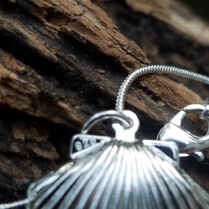 Sterling Silver Scallop Shell Locket / .925 / Camino De Santiago / St ...