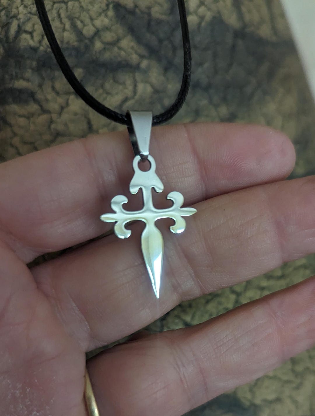 Stainless Steel Cross of St James / Santiago / Camino De Santiago ...