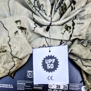 Camino Frances Map Buff / Camino De Santiago / the Way of St James ...