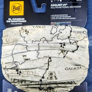Camino Frances Map Buff / Camino De Santiago / the Way of St James ...