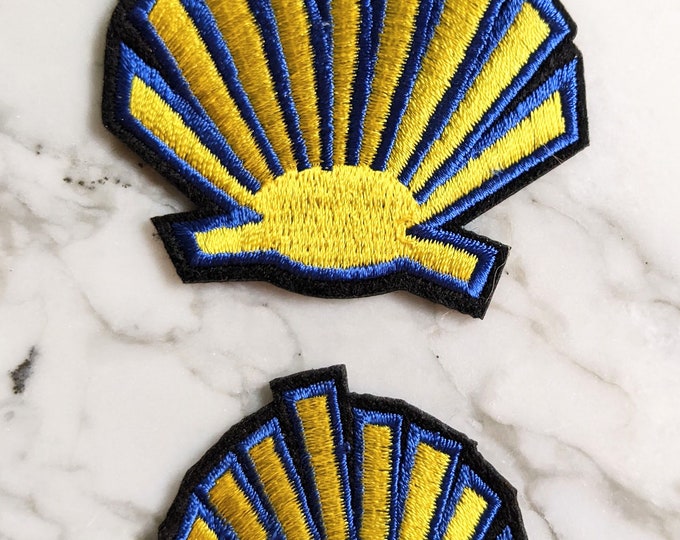 Patch of the Scallop Shell / Star of the Camino De Santiago / Backpack ...