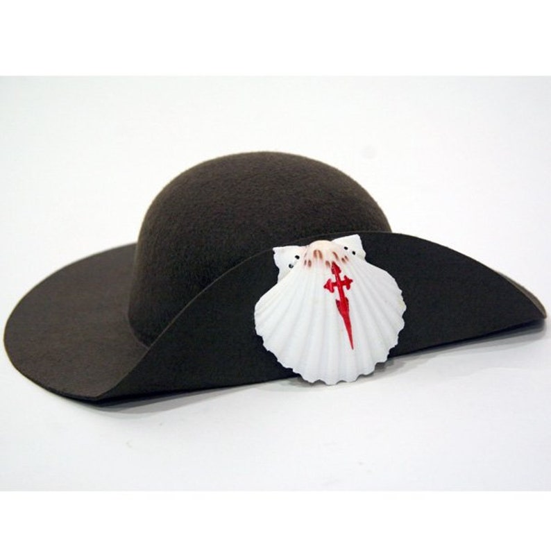 Classic Pilgrim Hat / Traditional / Felt With a Scallop Shell - Etsy