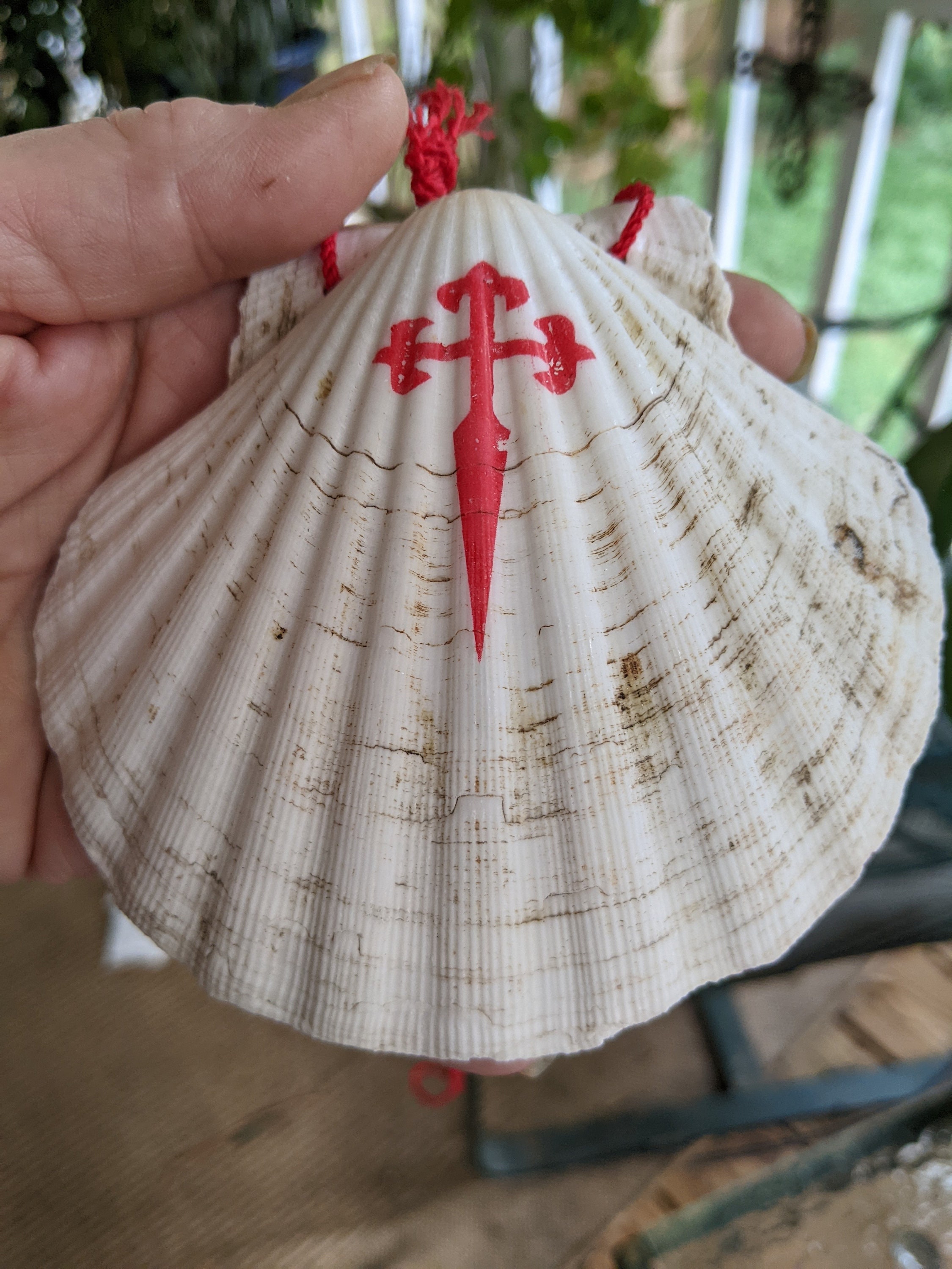 Camino De Santiago Scallop Shell /pilgrim / Backpack / St | Etsy